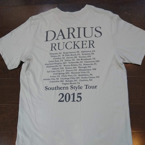 Darius Rucker | Shirts | Darius Rucker Southern Styles Tour Tshirt ...